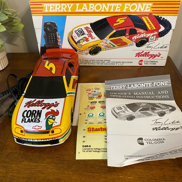 terry Labonte | Other | Vintage Telephone Terry Labonte Fone 9s New In ...